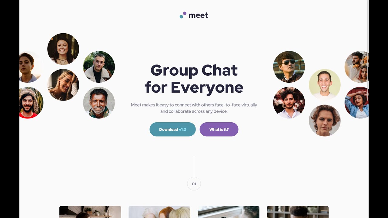 Frontend Mentor Meet Landing Page Full Implementation Youtube