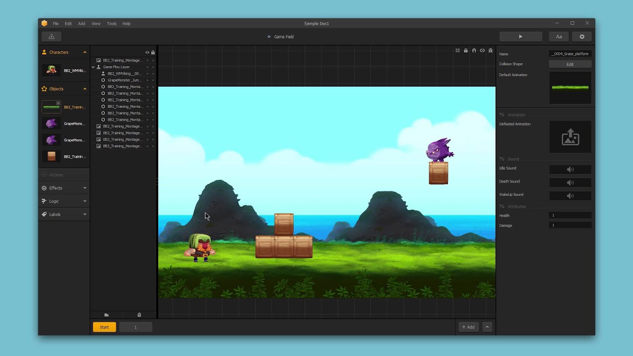 User Interface Buildbox 2 Tutorial Youtube