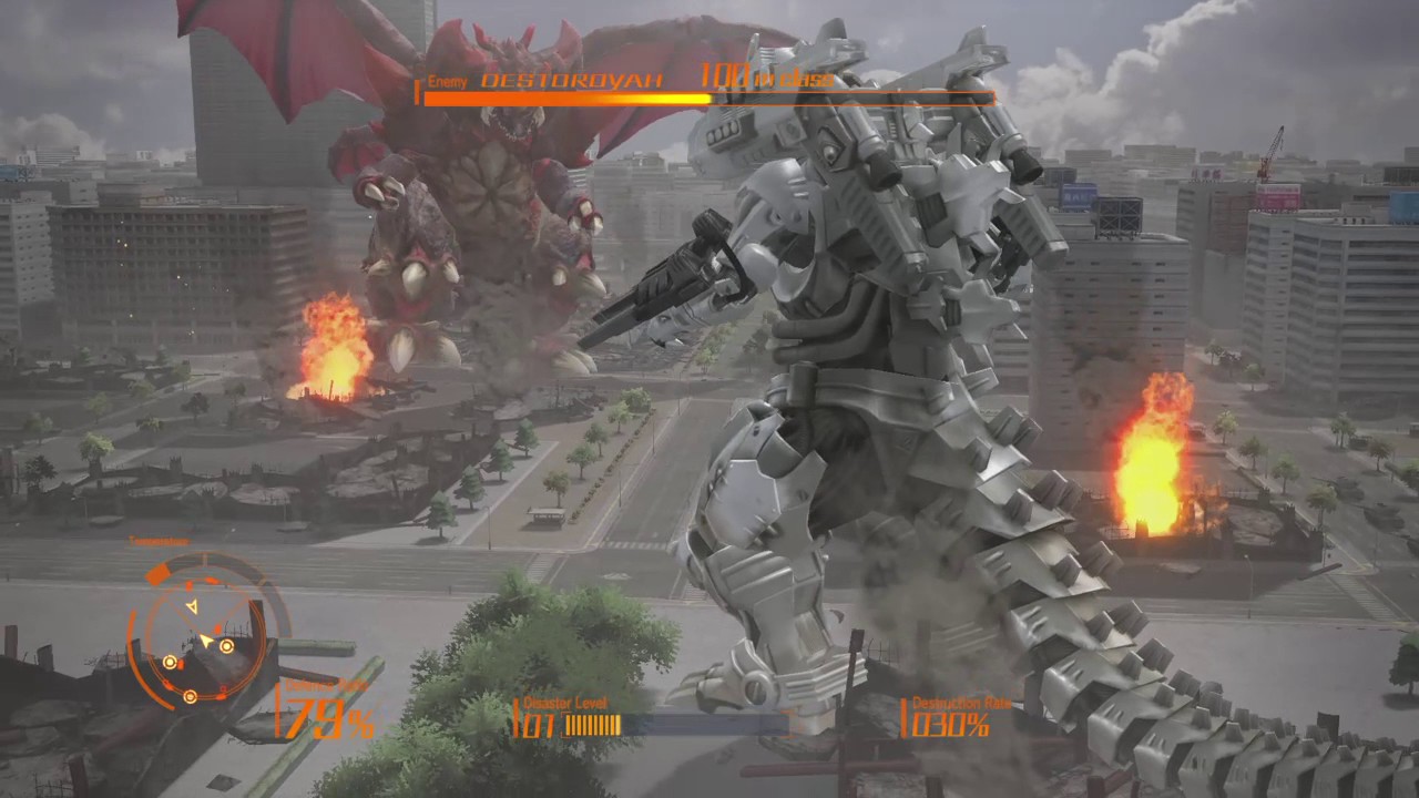 Godzilla Ps4 Type 3 Kiryu Vs Destroyah Youtube