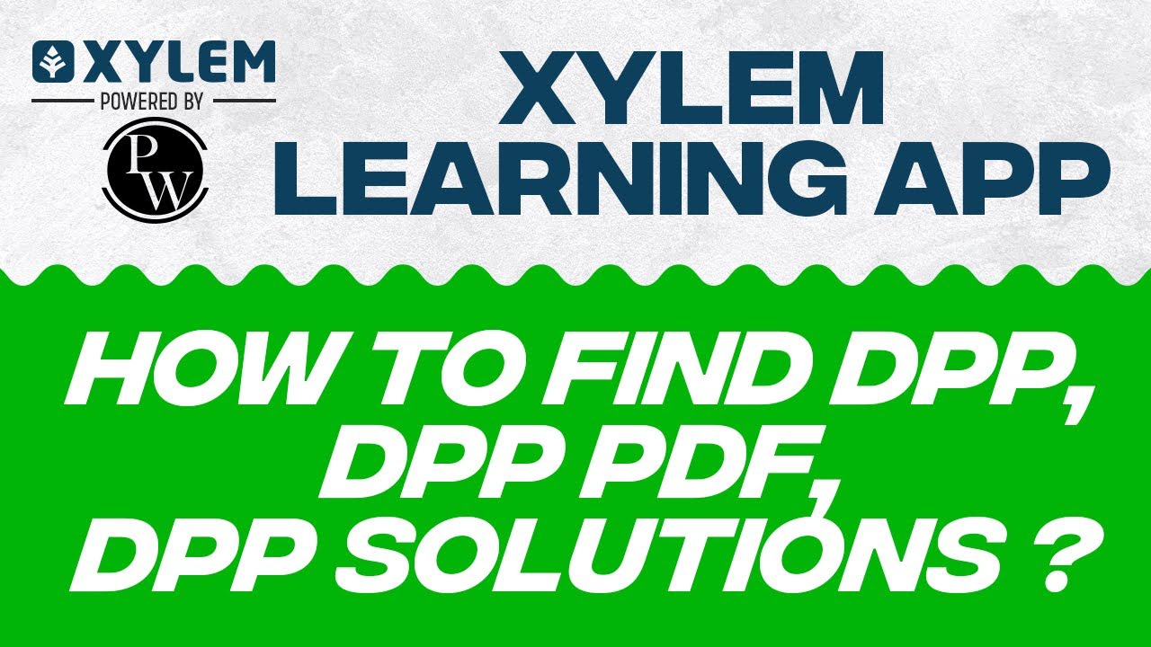 How To Find Dpp Dpp Pdf Dpp Solutions Youtube