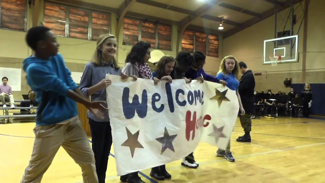 Veterans Day Tennyson Middle School Youtube