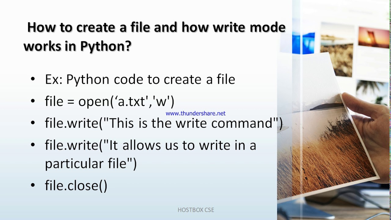 File Handling In Python Youtube