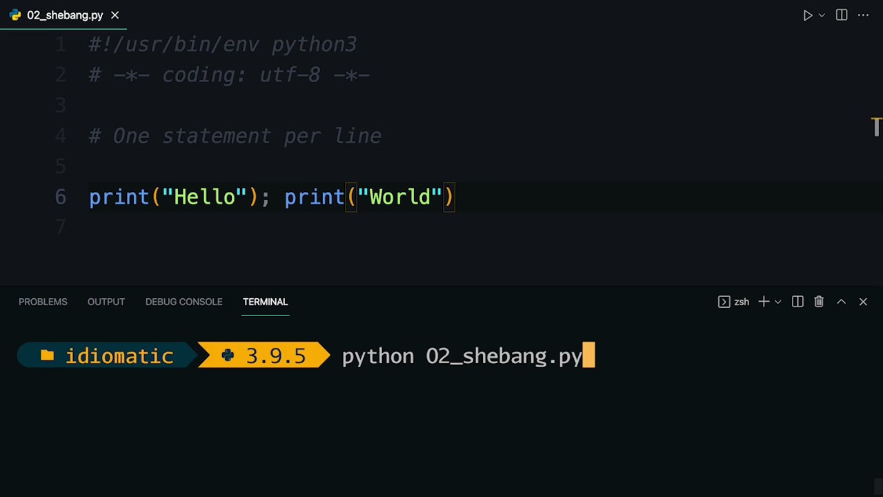 Writing Pythonic Code Idiomatic Python Youtube
