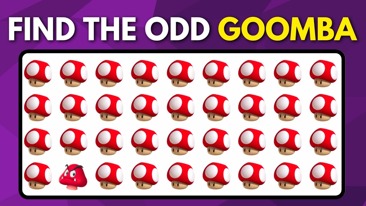 Find The Odd One Out Super Mario Edition рџќ Youtube