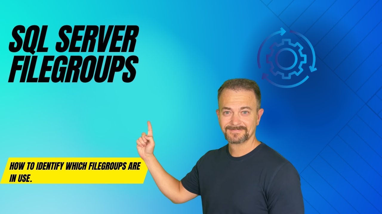 Sql Server Filegroups Identify Filegroups In Use Youtube