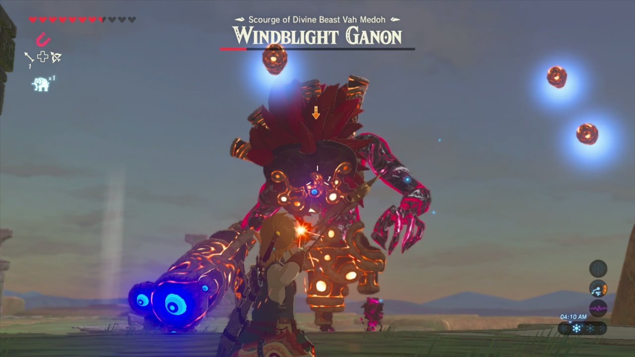 The Legend Of Zelda Breath Of The Wild Windblight Ganon Boss Battle