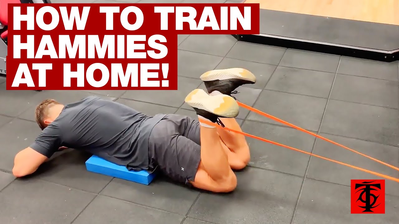 Band Prone Hamstring Curl Youtube