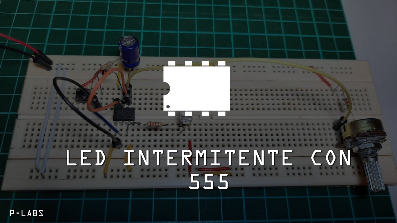 Led Intermitente Con 555 Multivibrador Astable Youtube