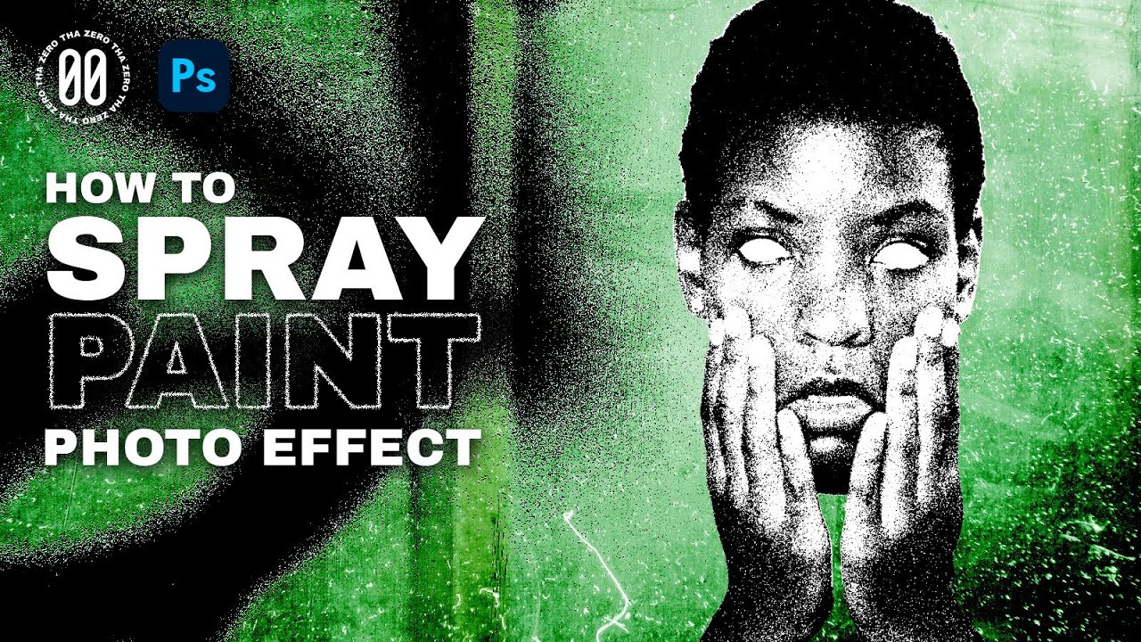 Spray Paint Photo Effect Youtube