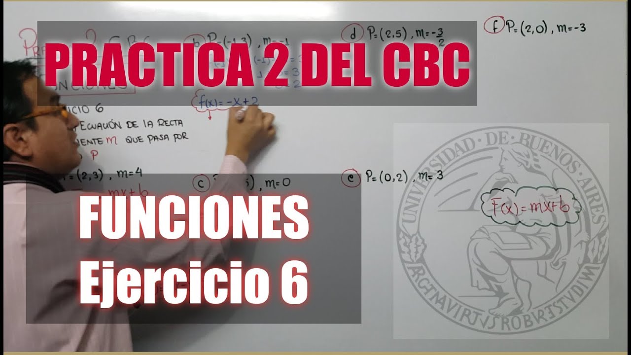 Funciones Practica 2 Del Cbc Ejercicio 6 Youtube