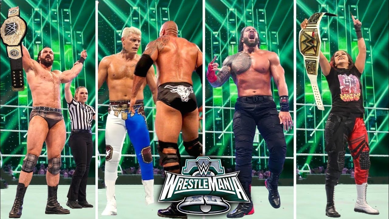 Wwe Wrestlemania 40 All Winners Results And Predictions Youtube