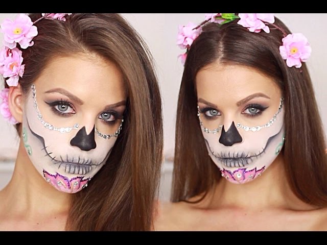 Purple Sugar Skull Makeup Tutorial