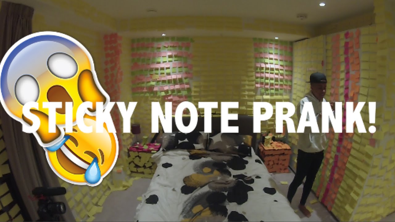 Sticky Note Prank Youtube
