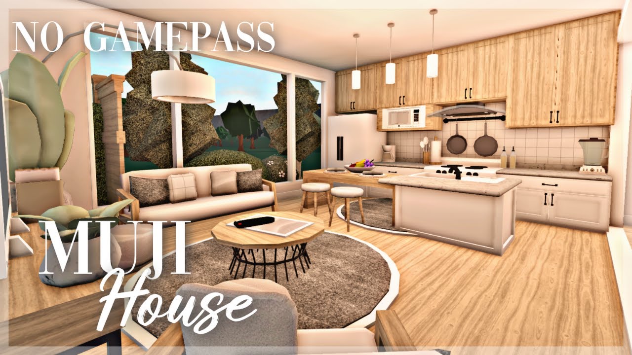 Roblox Bloxburg No Gamepass Muji House Minami Oroi Youtube