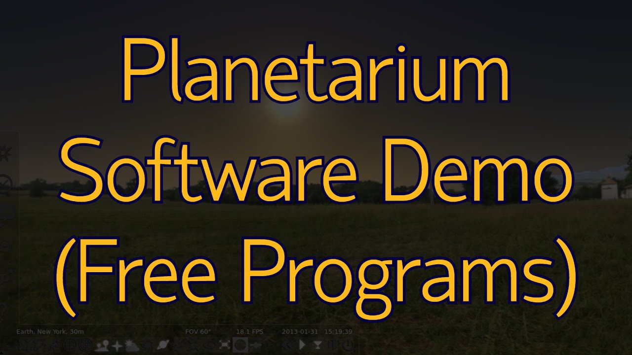 Rac Astronomy Class Planetarium Software Demo Free Programs Youtube