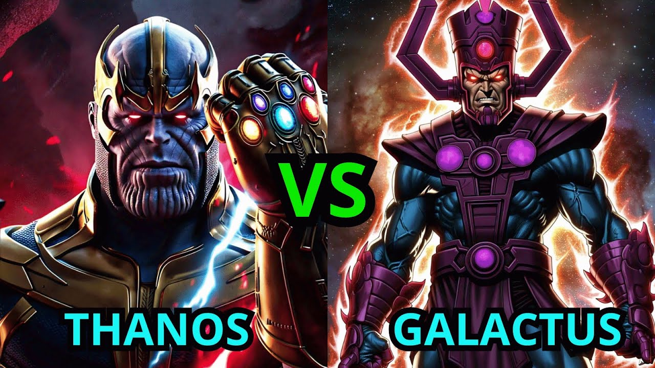 Thanos Vs Galactus The Epic Battle For Cosmic Supremacy Youtube