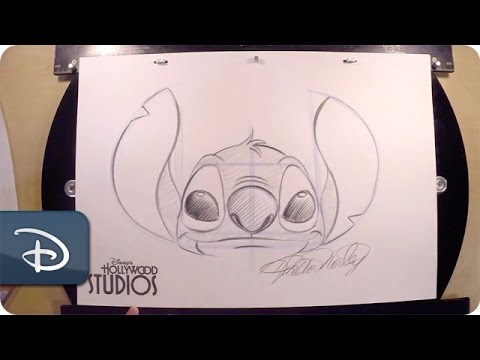 How To Draw Stitch Walt Disney World Youtube