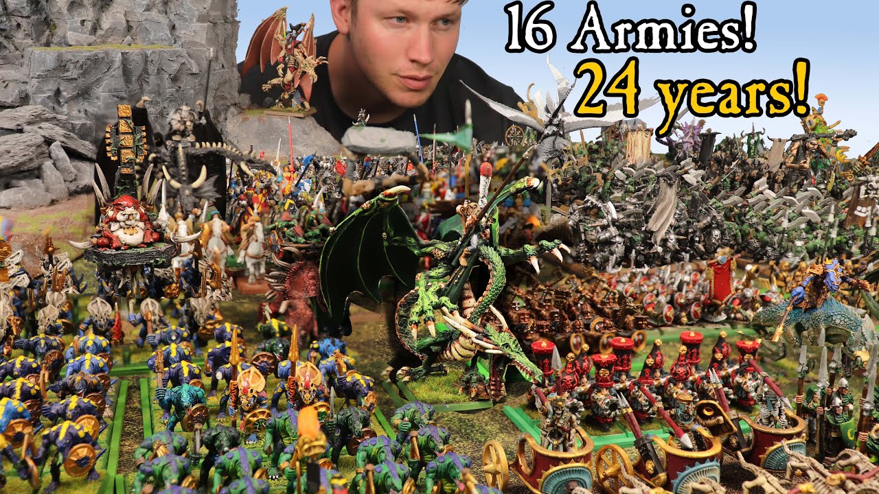 Can I Paint Every Warhammer Fantasy Army In Just 24 Years Yes Youtube