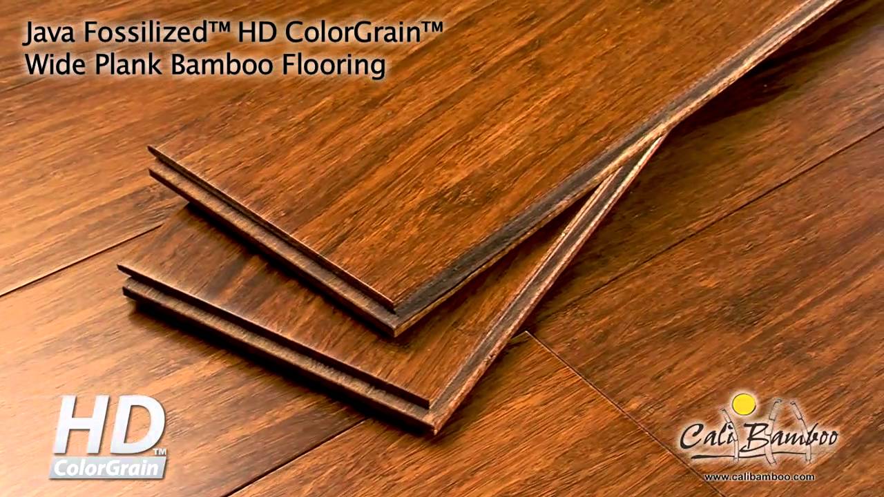 Cali Bamboo Fossilized邃 Java Wide Plank Bamboo Flooring Youtube