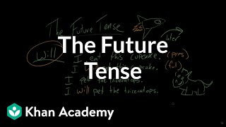 The Future Tense The Parts Of Speech Grammar Khan Academy Kidztube