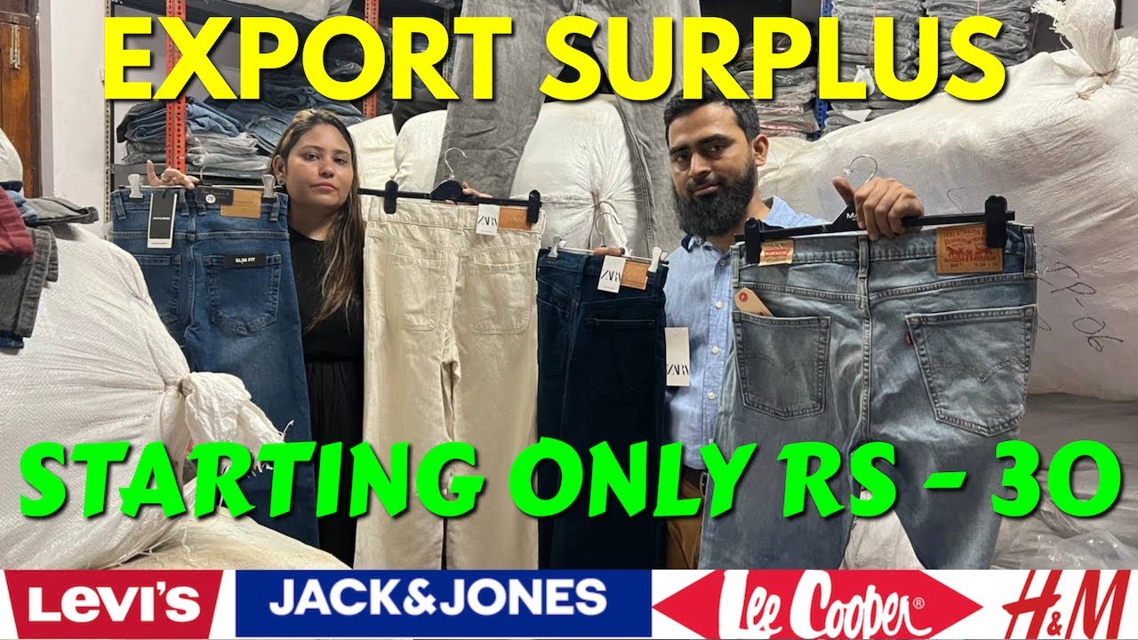 Cheapest Export Surplus Branded Cloth Only Rs 30 Wholesale From