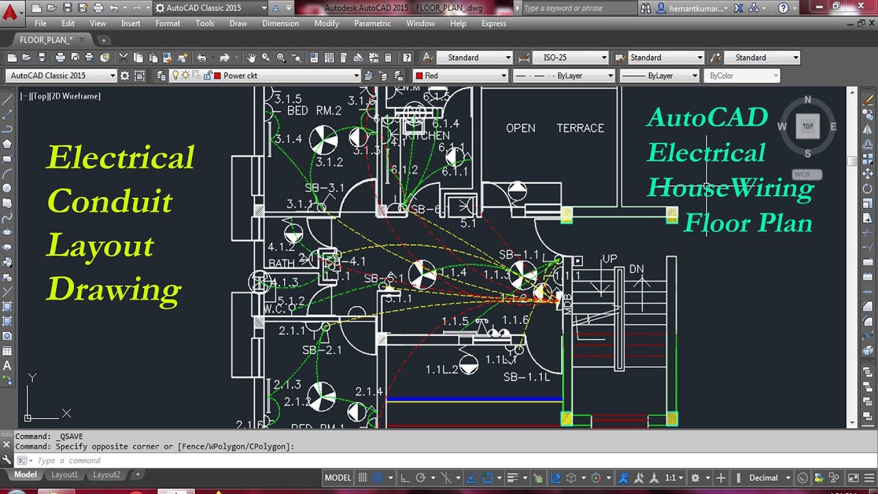 Electrical Conduit Layout Drawings Electrical Plan For House Wiring