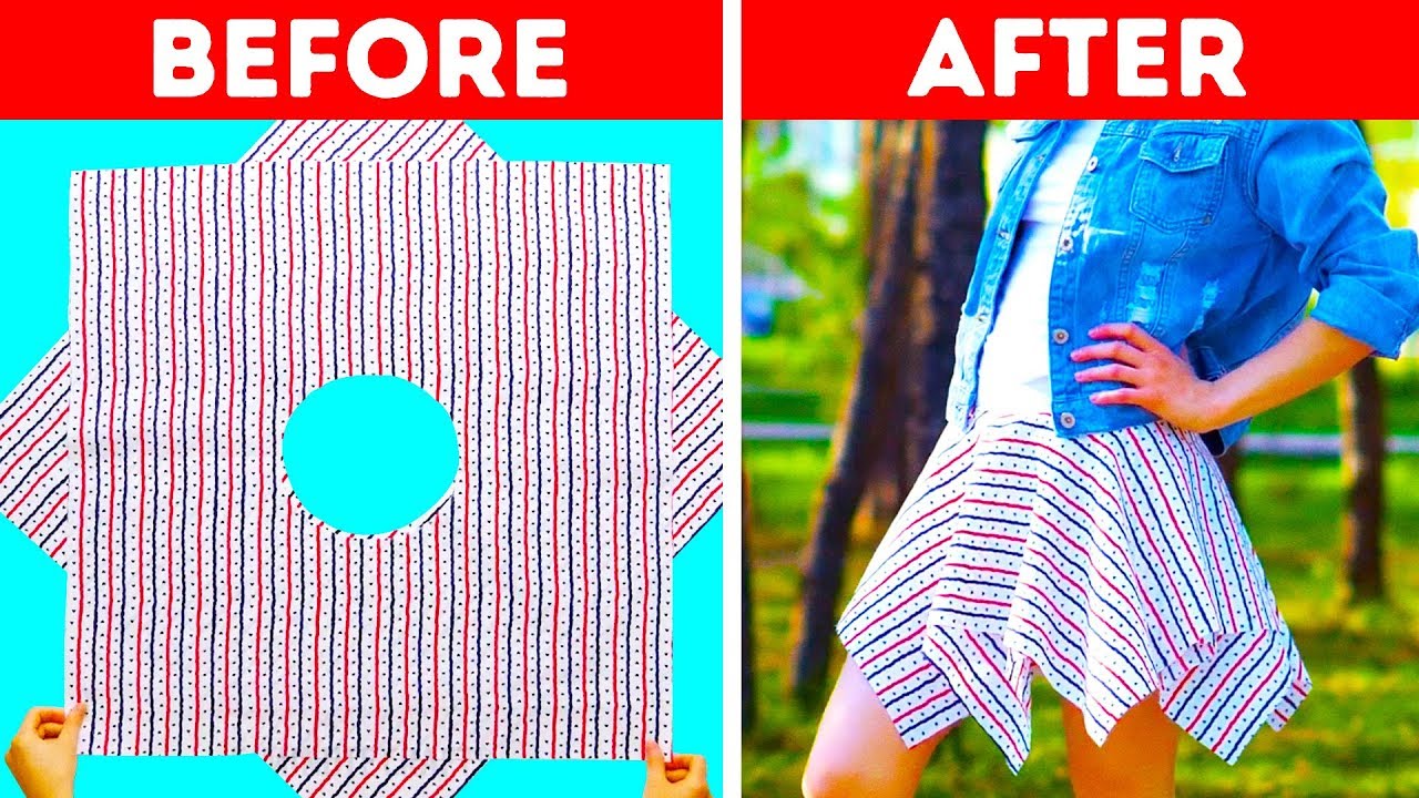 20 Diy Clothing Ideas For Beginners Youtube