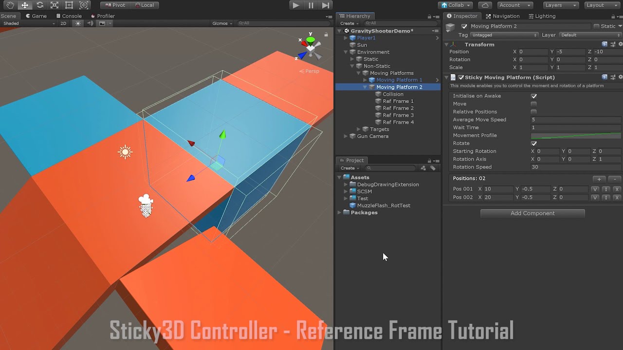 Sticky3d Controller Reference Frame Tutorial Youtube
