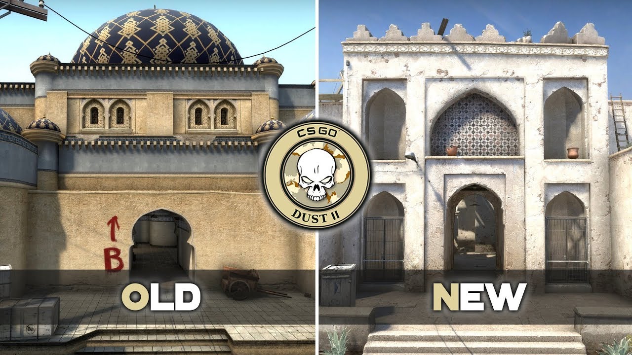Cs Go New Dust 2 Vs Old Dust 2 Map Graphics Comparison Youtube