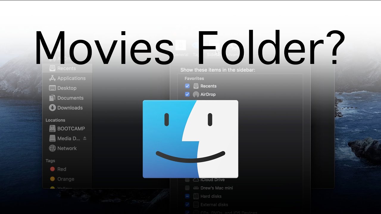 How To Show The Movies Folder In Finder On A Mac Youtube