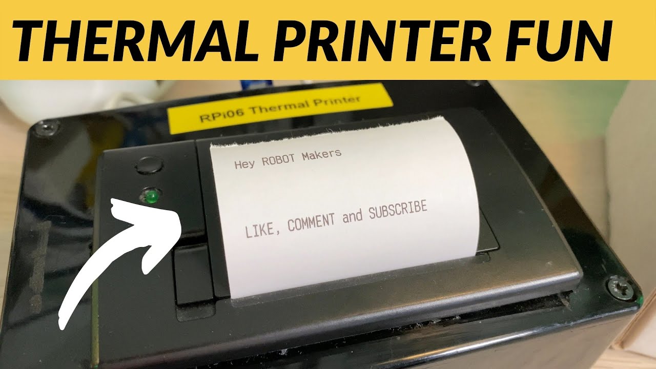Raspberry Pi Zero Thermal Printer Fun Project Youtube