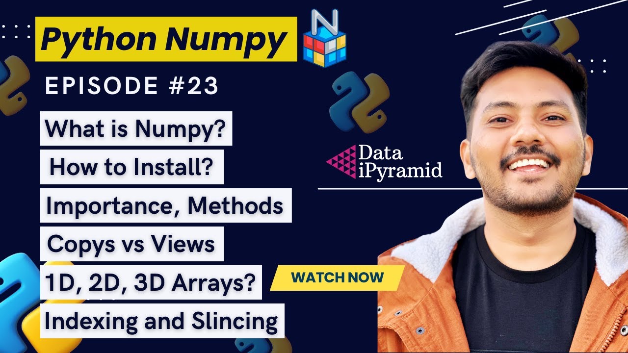 23 Complete Numpy From Scratch Part 1 Python For Data Science