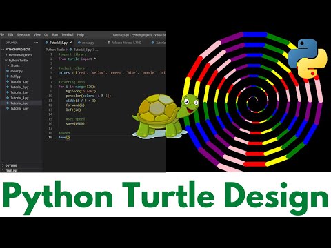 Python Programing Tutorial Python Gui Python Turtle Tutorial 005