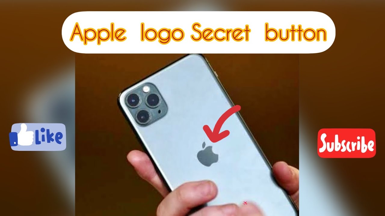 How To Use The Iphone Apple рџќћ Logo On Back Side Of Phone As A Secret