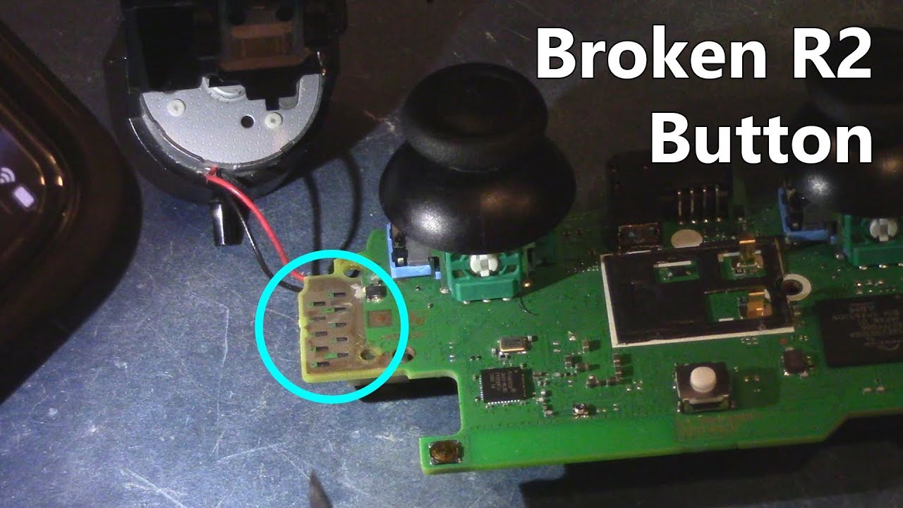 How To Fix Broken R2 Button On Ps4 Controller Cleaning Solution Youtube