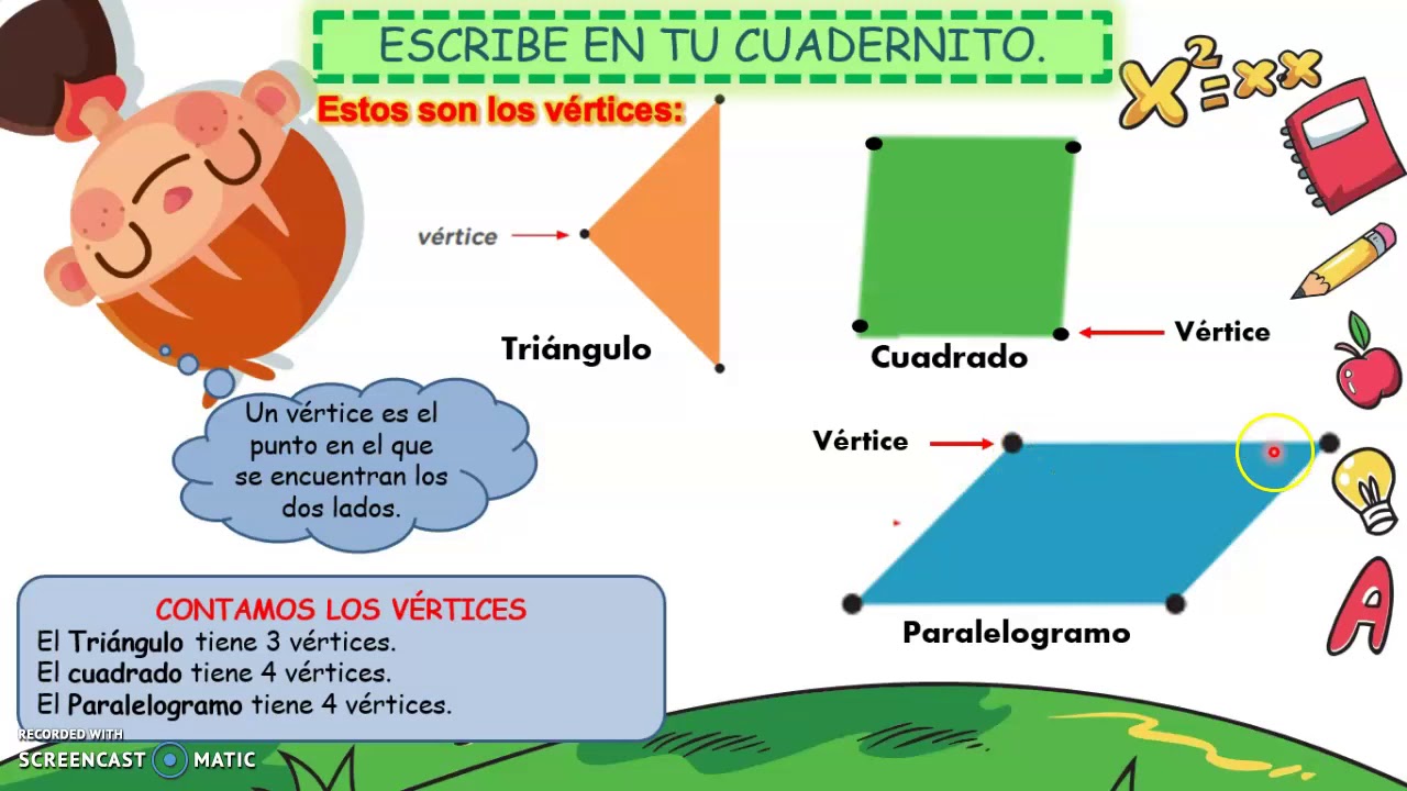 Sesión Conocemos Los Lados Y Vertices Youtube