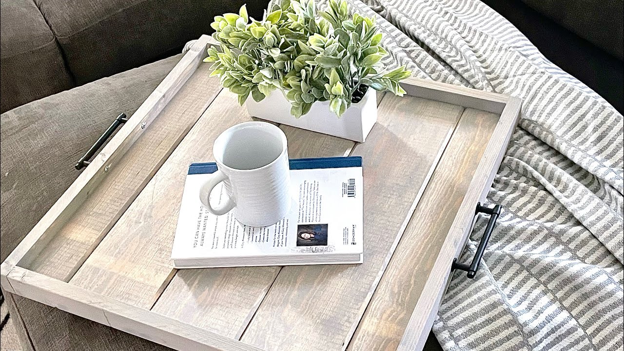 How To Build An Ottoman Tray With Free Plans Youtube