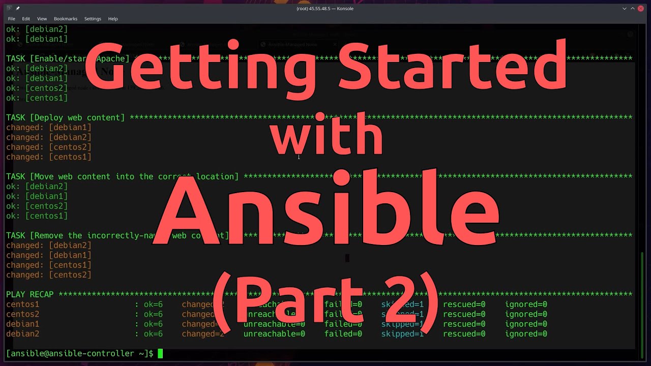 Getting Started With Ansible Part 2 Youtube