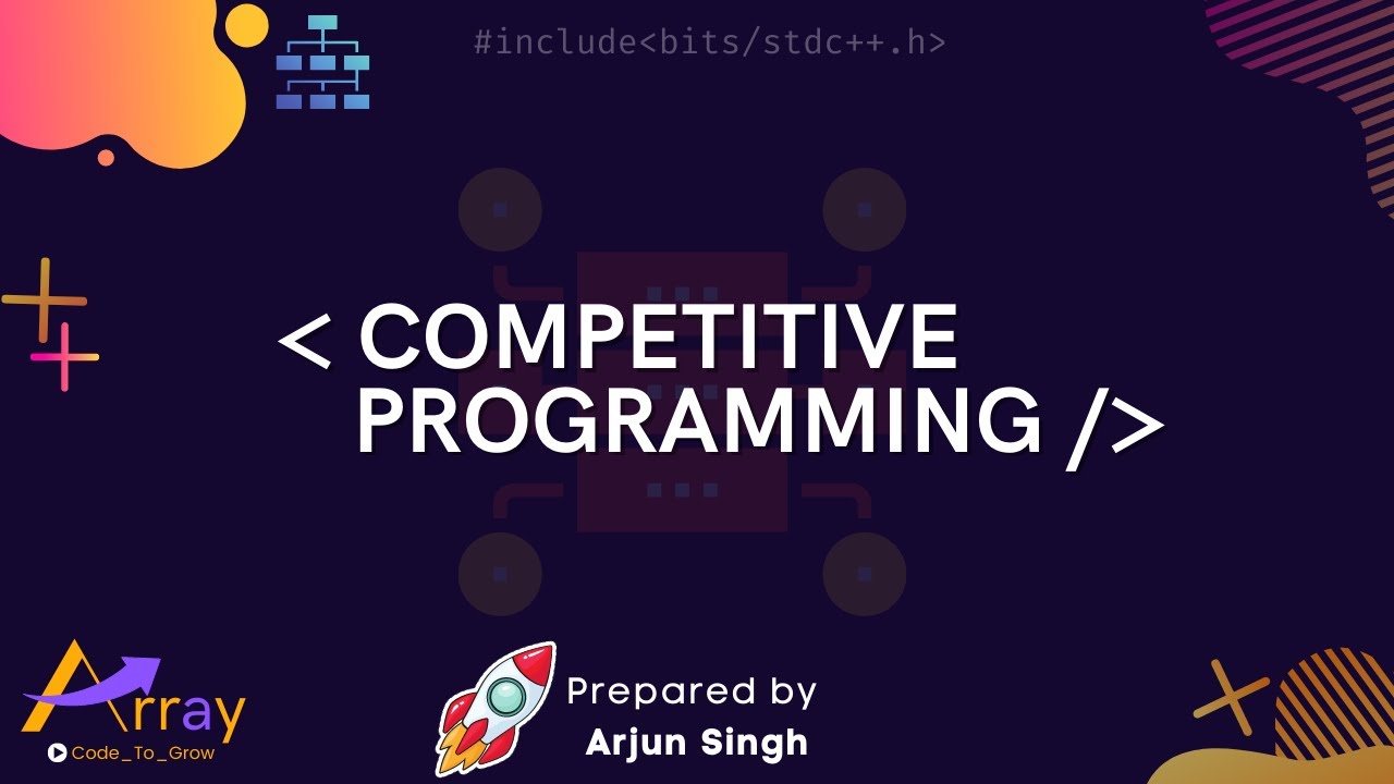 Introduction To Competitive Programming Array Youtube