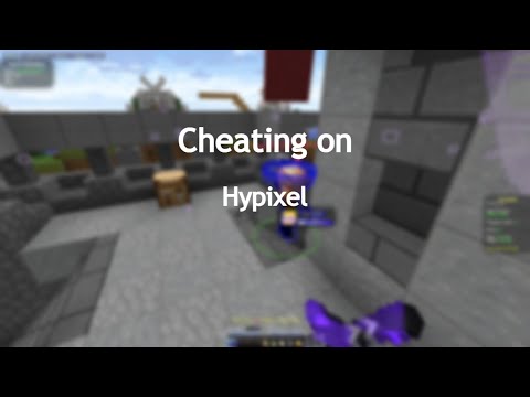 Cheating On Hypixel With Neon Client Youtube
