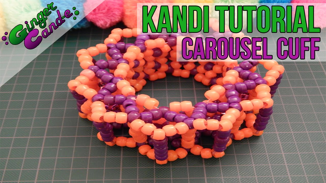 Carousel Cuff Kandi Tutorial Gingercande Youtube