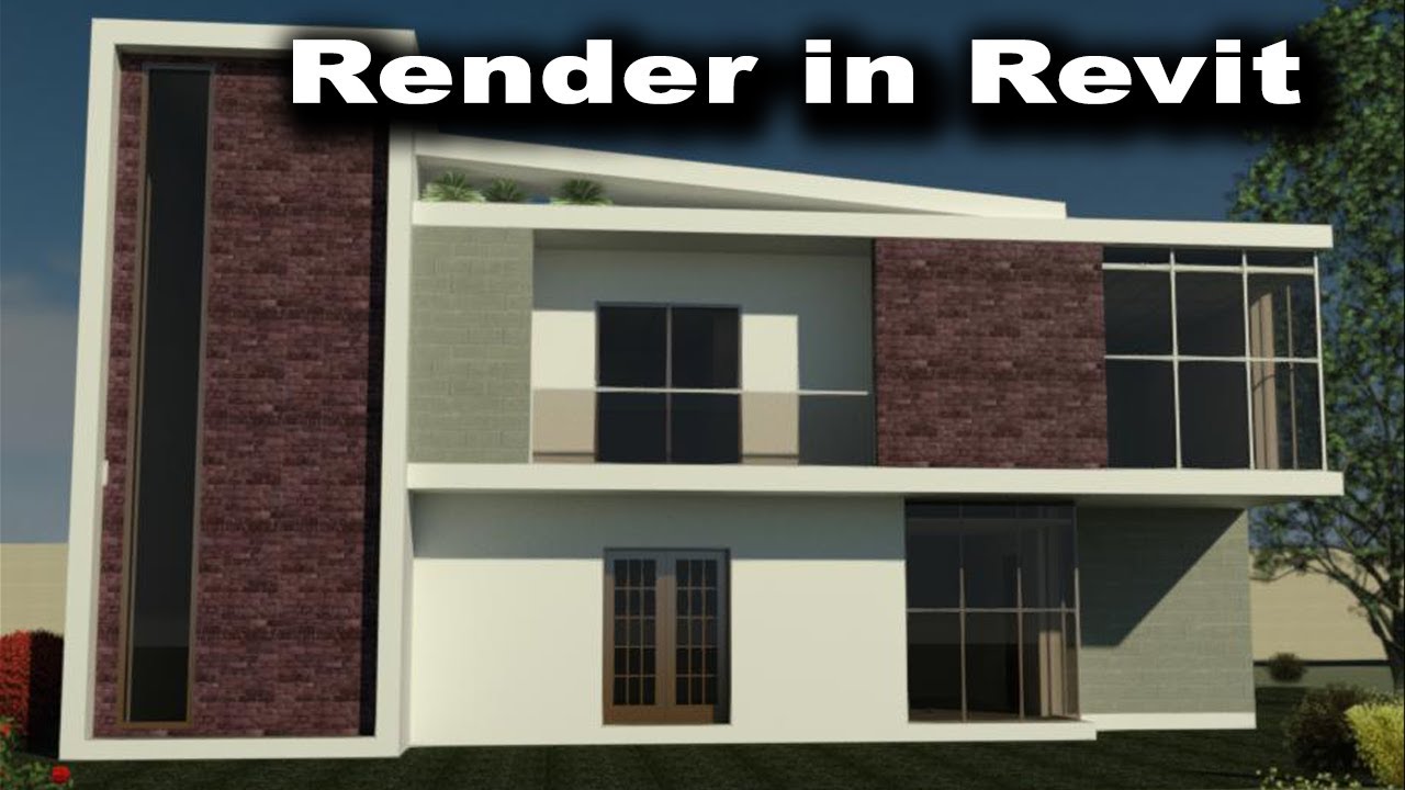 Rendering In Revit Youtube