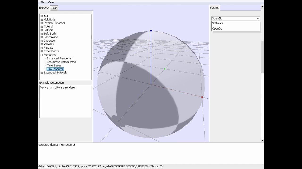 Tinyrenderer Test Compared With Opengl Youtube