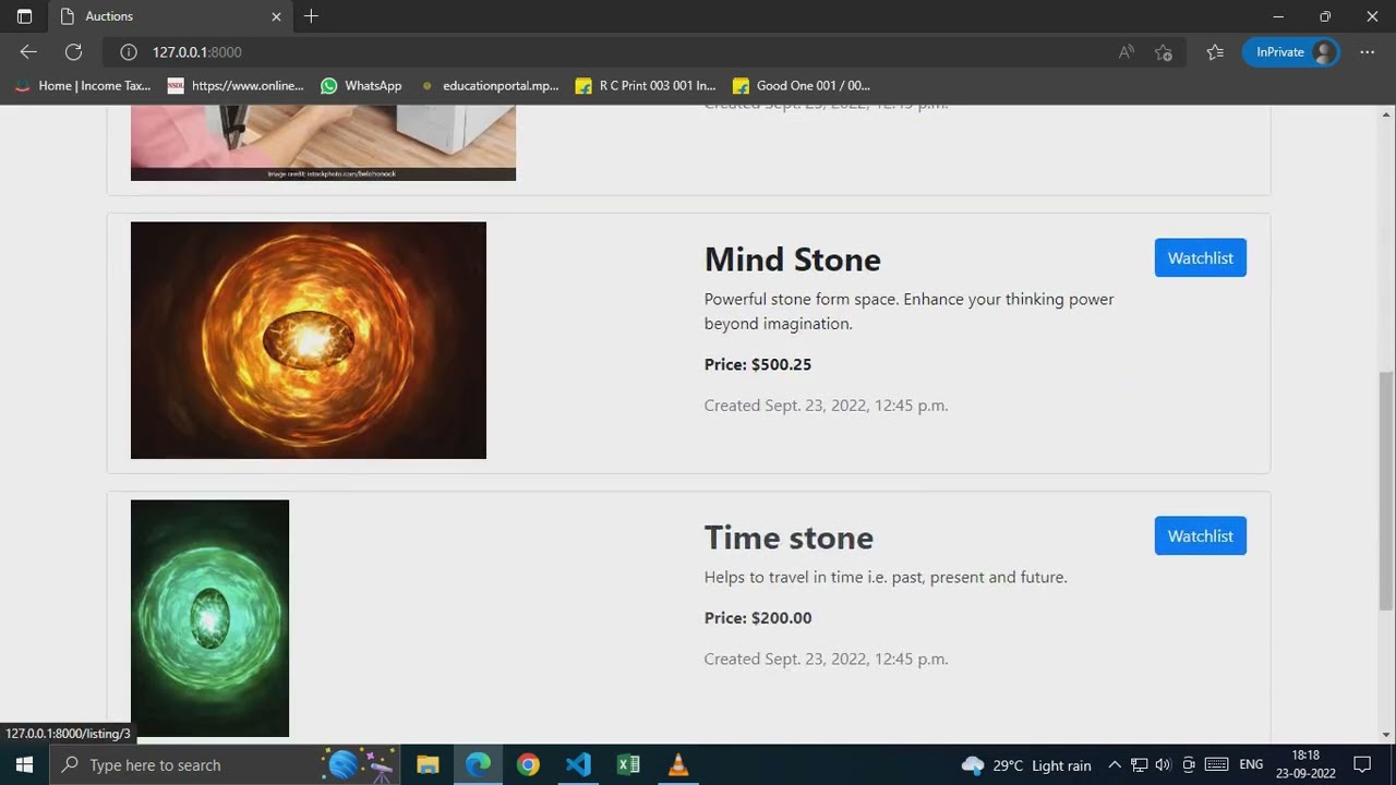 Cs50 Web Programming With Python And Javascript Project 2 Commerce
