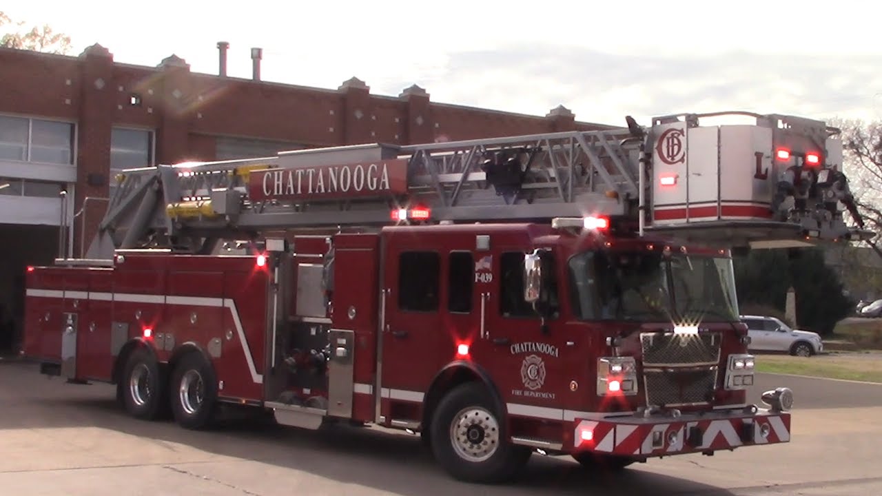 Full House Response Chattanooga Fire Department Station 1 Responding