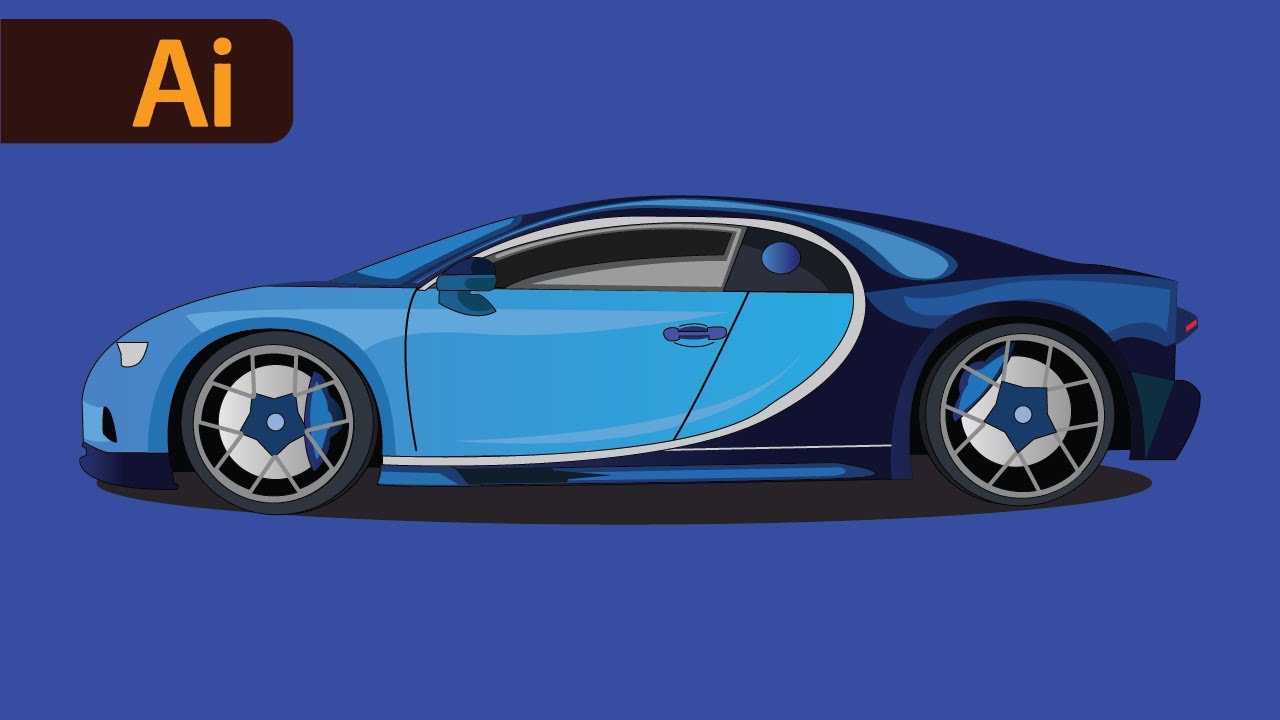 How To Make A Flat Vector Car Illustration In Adobe Illustrator