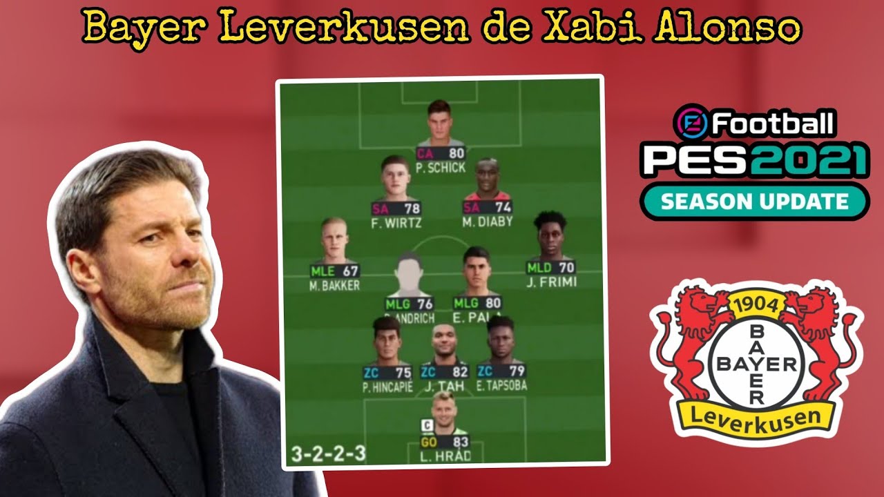Tática Rápida O Bayer Leverkusen De Xabi Alonso No Pes 2021 Youtube