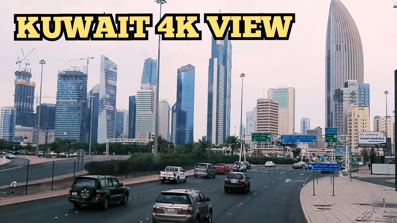 Kuwait City 4k Beautiful Road View Road View Youtube