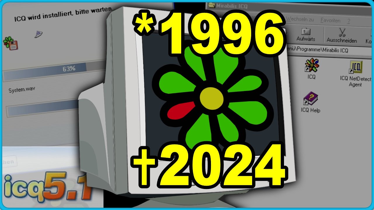 Die Icq Geschichte Von 1996 Bis 2024 Wilde 90er Software Youtube