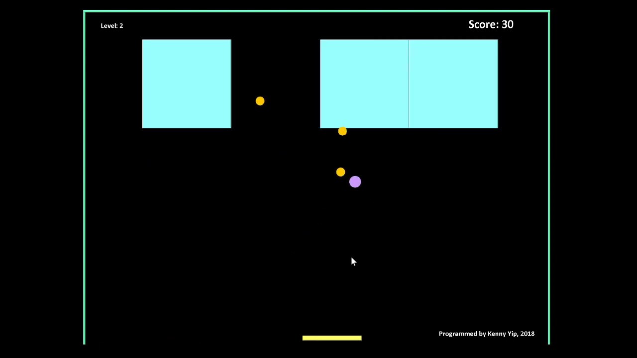 Block Breaker Java Game Youtube